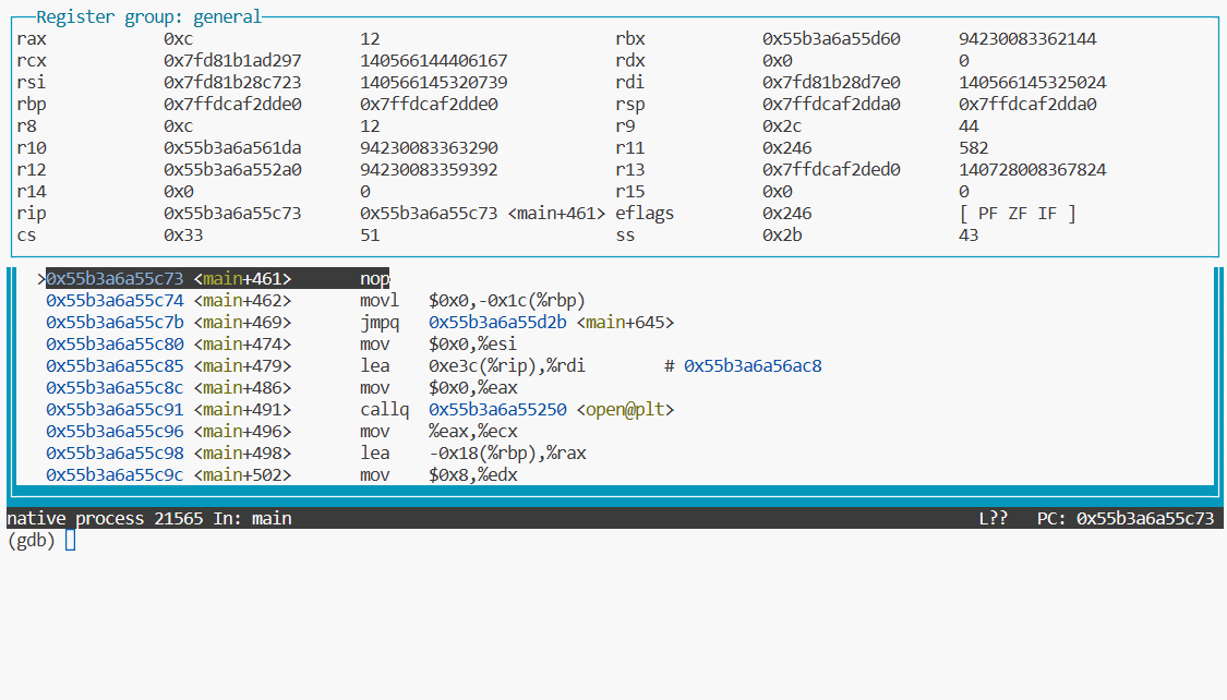 GDB-tutorial | Rayii's blog
